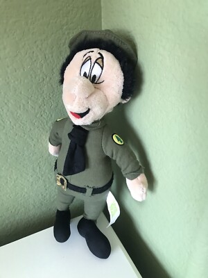 Hannah Barbera Forest Ranger Smith Plush Toy 11" Yogi Bear Jellystone ...