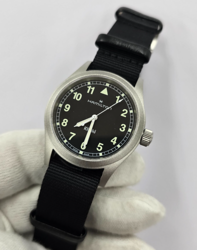 Hamilton Khaki Field Quartz 38mm Men's Watch H69401430 | eBay