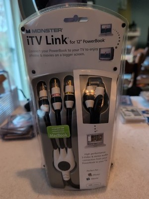 (Brand New) Monster iTV Link A/V Cable 10 ft For 16 Inch PowerBook | eBay