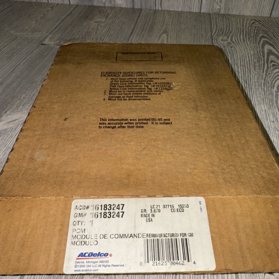 16183247 Reman Engine Computer ECM ECU - Many GM Applications | eBay