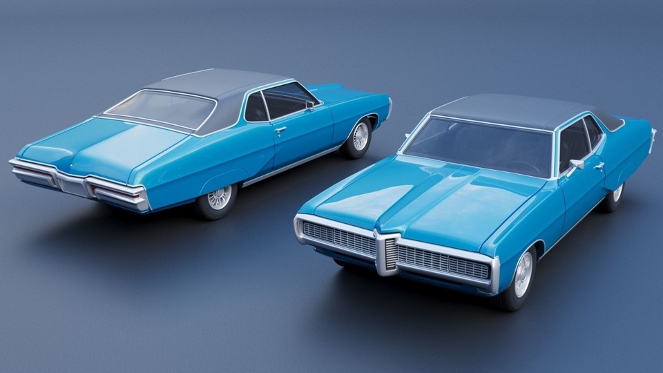 1/25th scale resin 3d printed 1968 Pontiac Grand Prix curbside kit | eBay