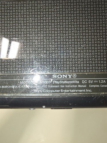 Sony Playstation Vita PS Vita PCH-1001 Handheld Game System W/ Charger ...