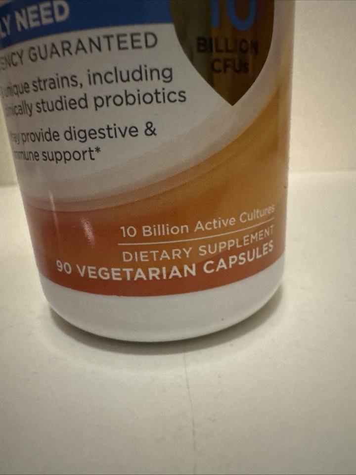 GNC Probiotic Complex Daily Need 10 Billion CFUs 8 Unique Strains BB 10 ...