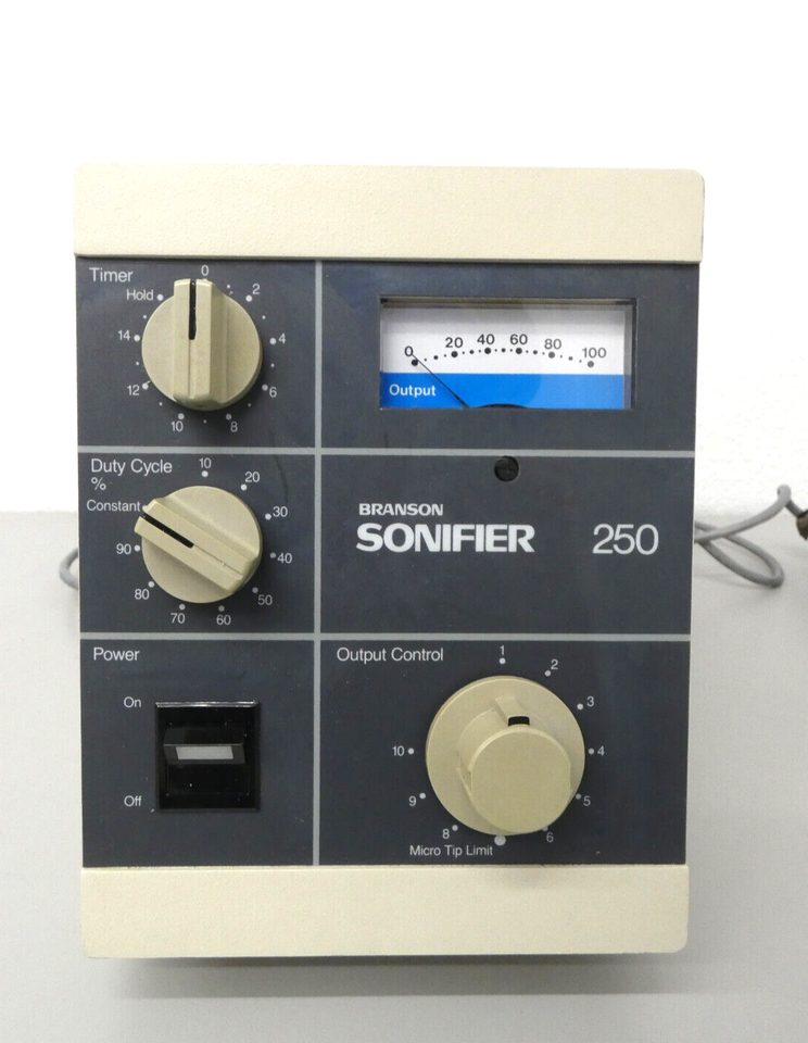 Branson Sonifier 250 Ultrasonic Cell Disruptor W/ Converter & Tip | eBay
