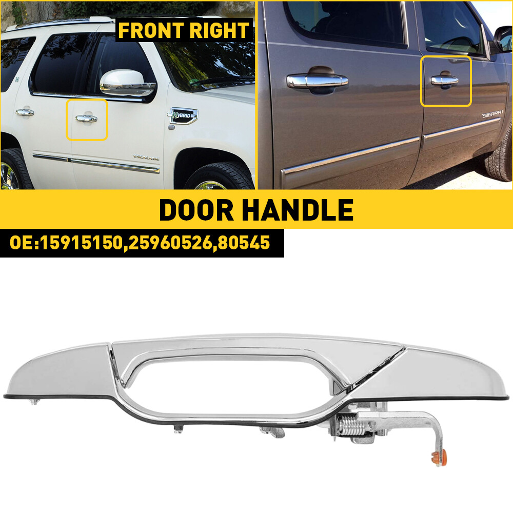 Front RIGHT (PASSENGER) Side Door Handle For 2007-2014 Cadillac ...