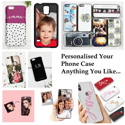 Personalised Phone Case Custom Printed Photo Picture Text Image Mobile ...
