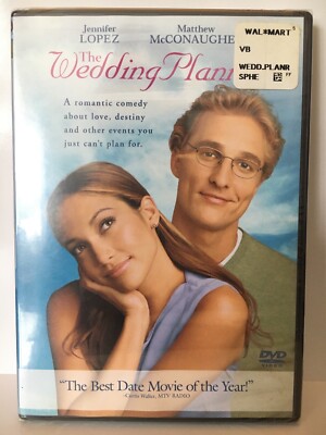 The Wedding Planner (DVD, 2001) Jennifer Lopez! Mathew McConaughey! New ...