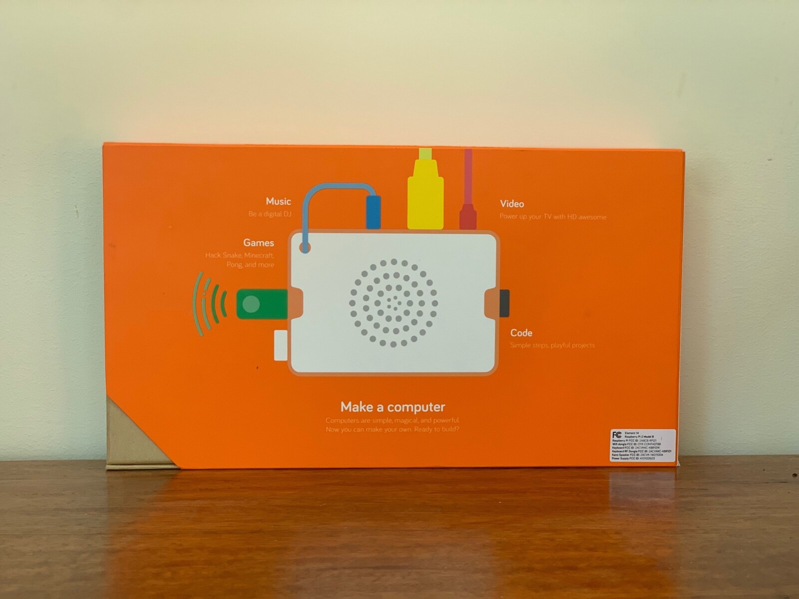 Kano Make a Computer Kit Element 14 Raspberry Pi 2 Model B Uncased ...