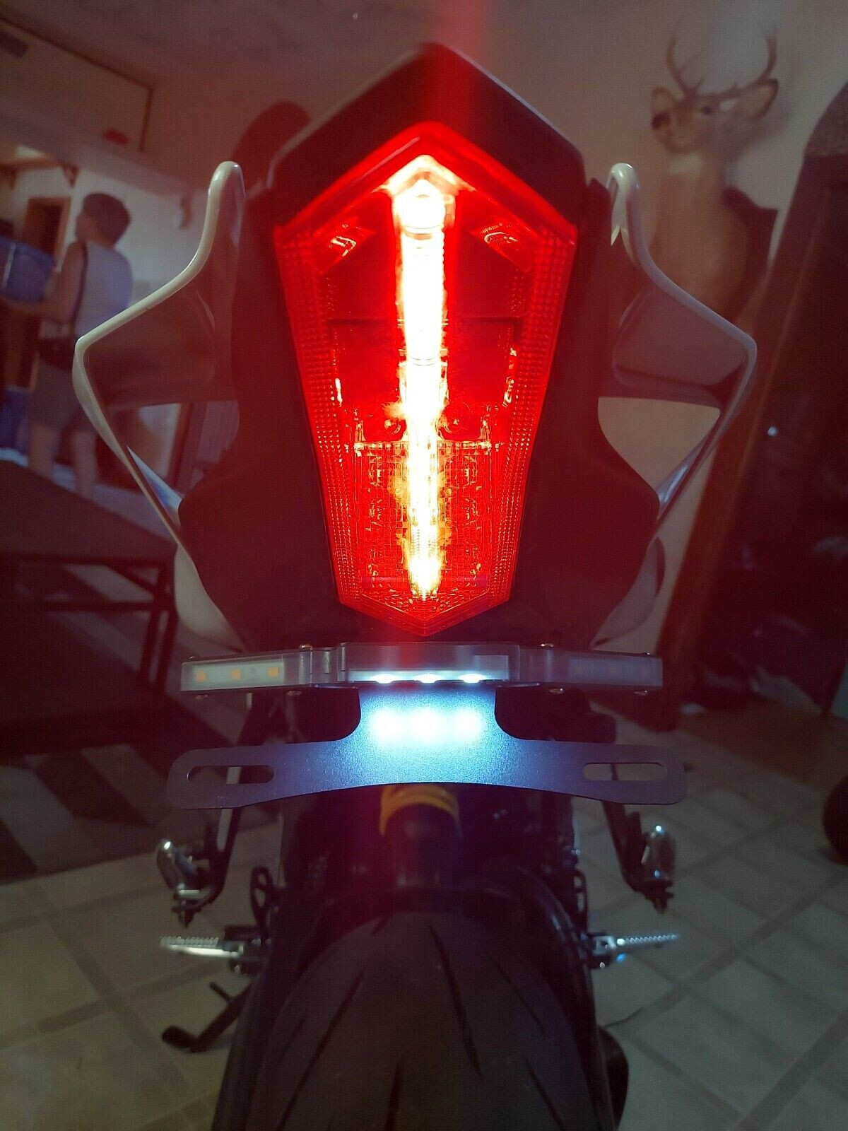 LED Turn Signal Light Tail Tidy License Plate Holder For YAMAHA YZF R7 ...