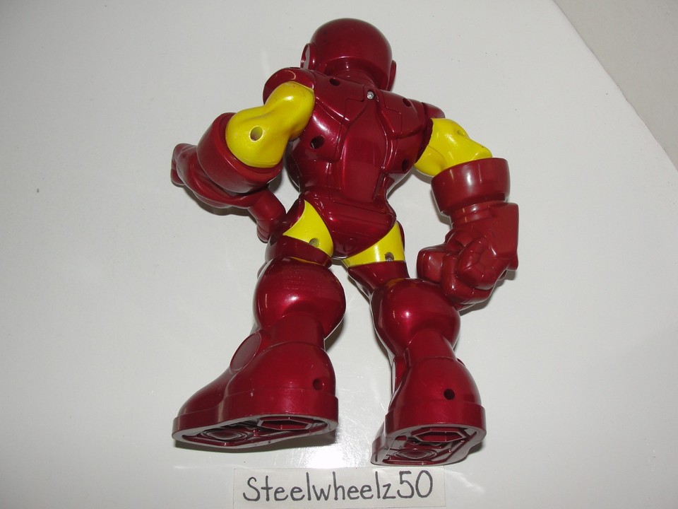 Super Hero Squad Rocket Boost Iron Man Figure Electronic Sounds Talks ...