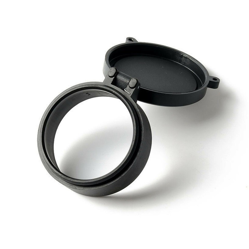 2Pcs Flip Up Scope Covers Rifle Scope Protect Objective Cap Lens Cover ...