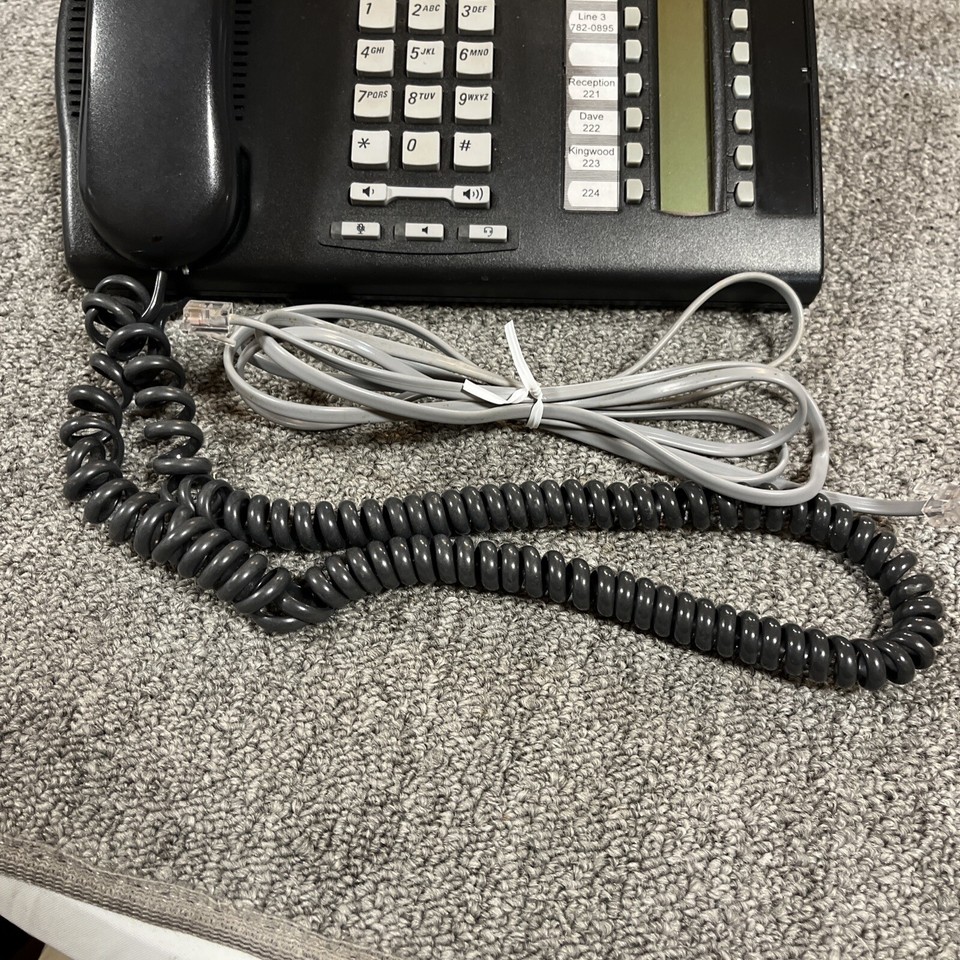 Nortel Norstar T7316E Charcoal Avaya Phone (NT8B27JAAA) | eBay