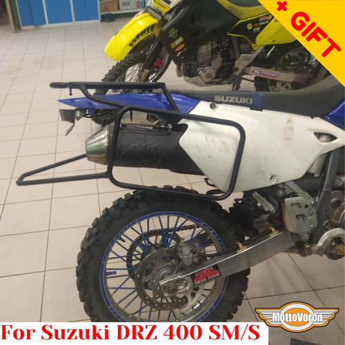 For Suzuki DRZ 400 SM rack luggage system DRZ400S side carrier bags ...