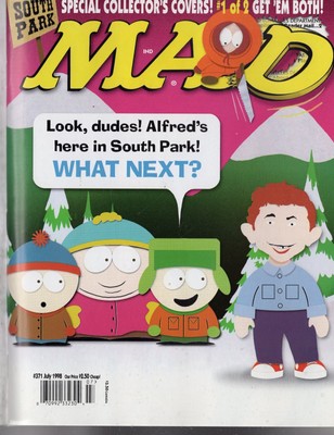 MAD #371 July 1998 magazine SOUTH PARK-TITANIC SEQUELS-BILL CLINTON ...
