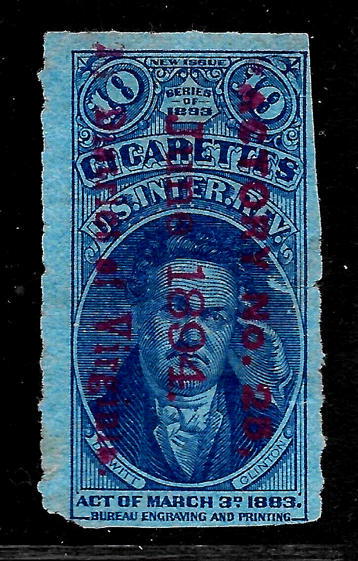 HICK GIR-OLD USED U.S. REVENUE 10 CIGARETTES TAX, SERIES 1883 A1467 | eBay