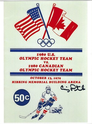 CRAIG PATRICK Signed MIRACLE ON ICE 8 x 10 Photo USA Olympics Hockey ...
