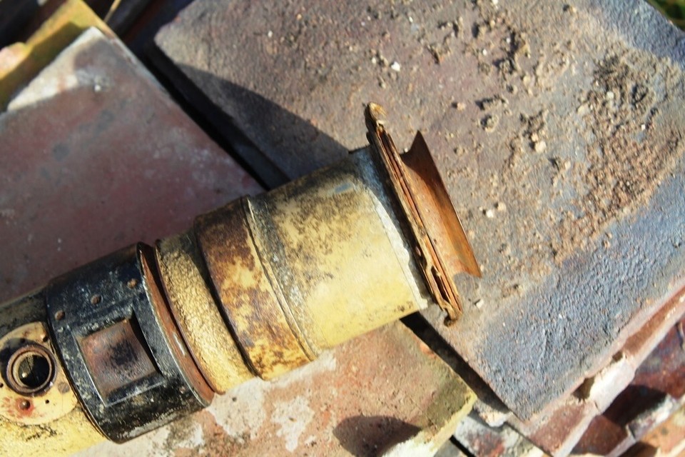 WW2 German Em34 Rangefinder - Tan paint, untouched from Normandy ...