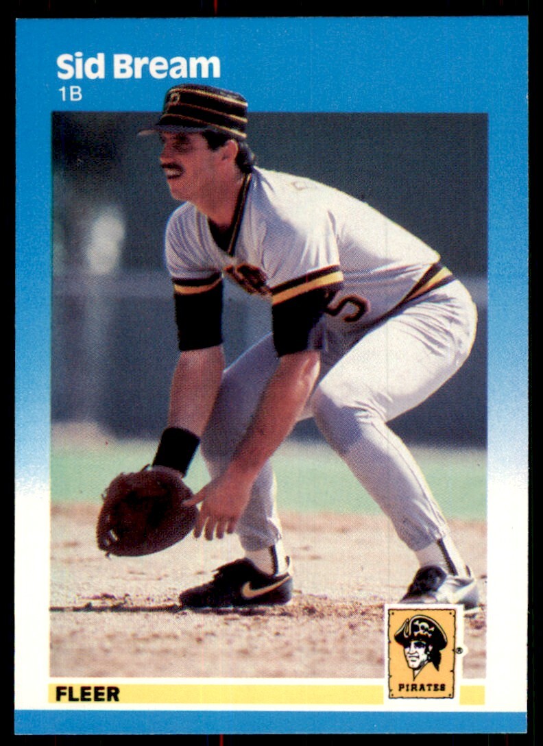 1987 Fleer Sid Bream . Pittsburgh Pirates #606 | eBay