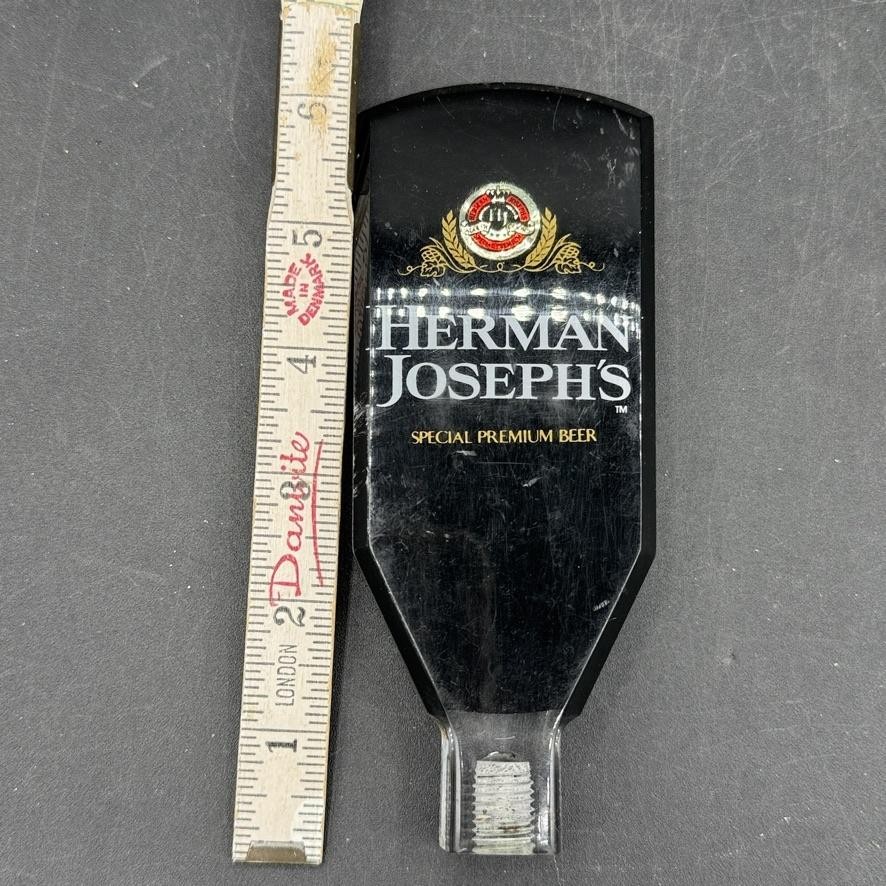 Herman Joseph's Special Premium Beer Draft Tap Handle Black Acrylic Bar ...