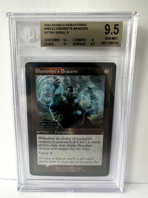 Illusionist's Bracers - Retro Foil - Serialized - Graded BGS 9.5 ...