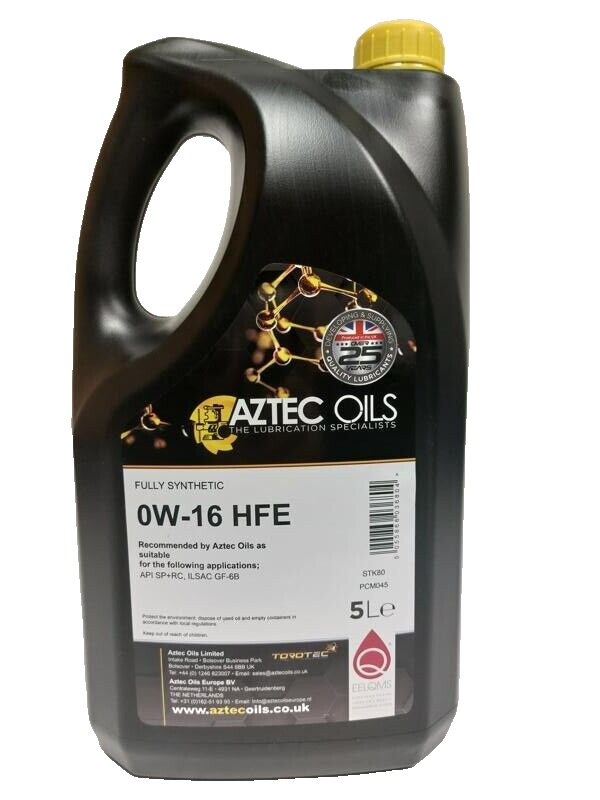 AZTEC OILS 0W16 FULLY SYNTHETIC ENGINE OIL 5LTR HYBRID ENGINE OIL | eBay