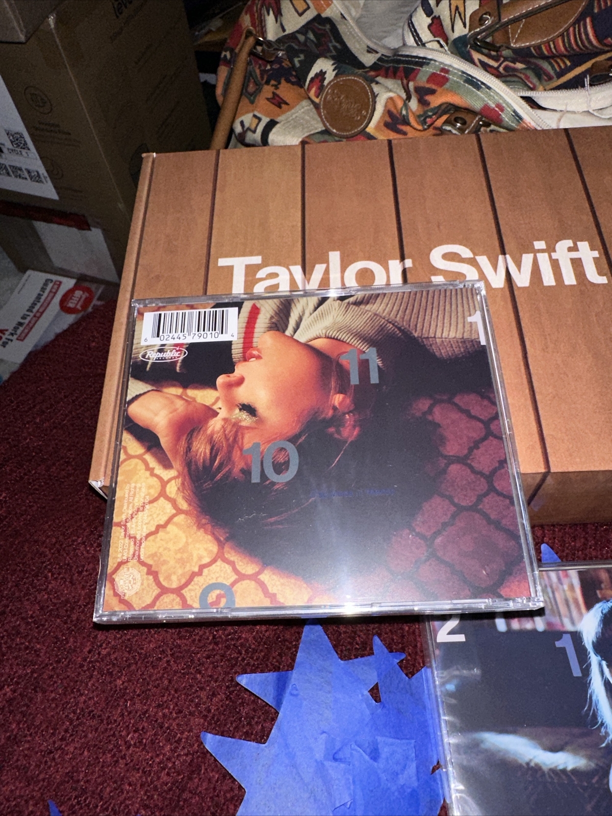 Taylor Swift Midnights CD Clock Set All 4 CD’s + Authentic TS CLOCK ...