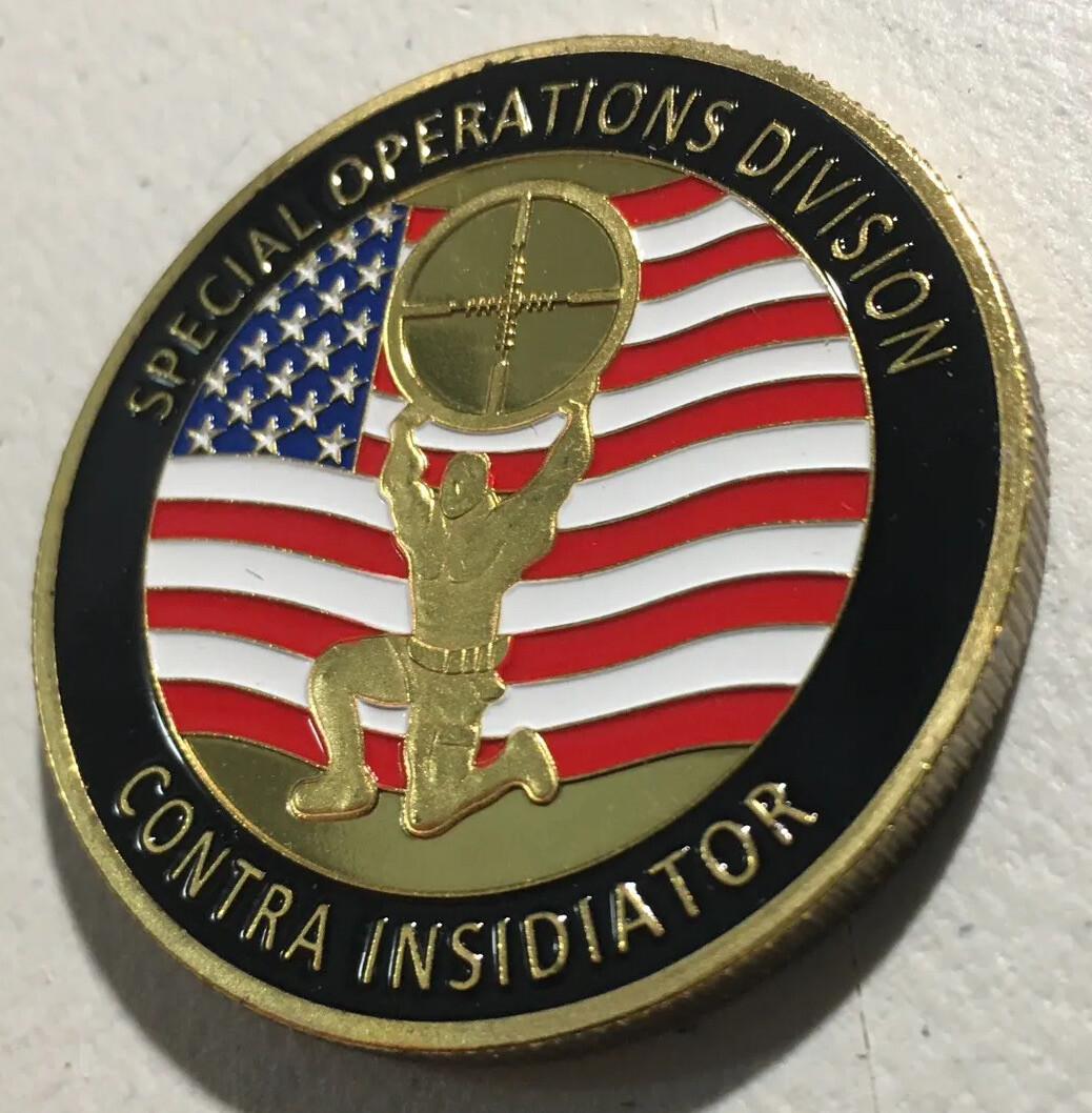 United States Secret Service Counter Sniper Team Challenge Coin 40mm w ...