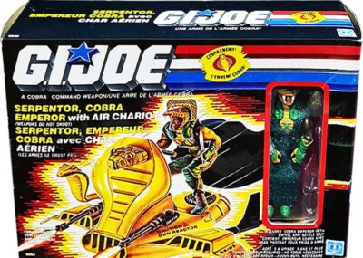 GI Joe Serpentor, Vintage 1986 Collectible, New Mint in Sealed Box MISB ...