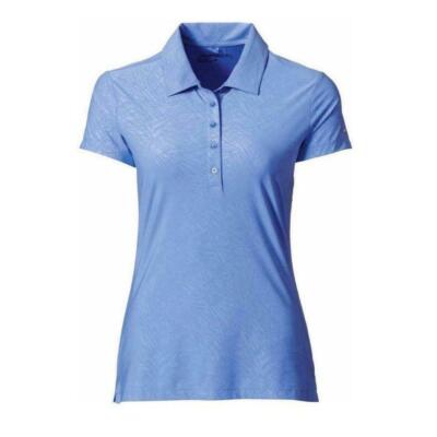 Nike Women's Dri-Fit Precision Embossed Golf Polo Chalk Blue Small | eBay