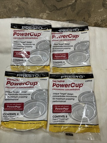4 Pack Presto 09964 Microwave Power Pop Powercup Popcorn Concentrator ...