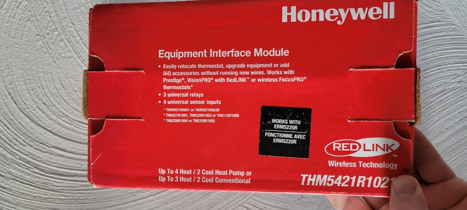 Honeywell THM5421R1021 Equipment Interface Module for Prestige IAQ and ...