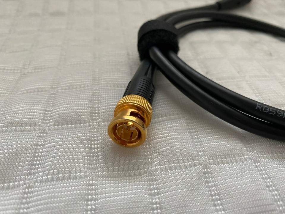 ORIGINAL L-Com Coaxial Cable 37 inches RCA Male F Male E81280-D RG59A/U ...