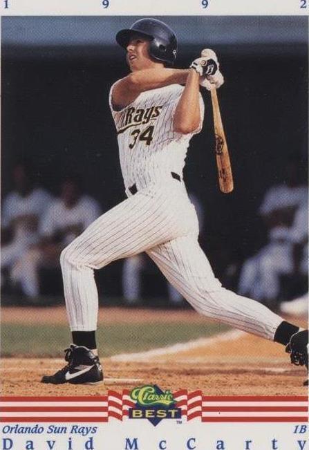 1992 Classic Best Minor League - Dave McCarty #350 (RC) for sale online ...