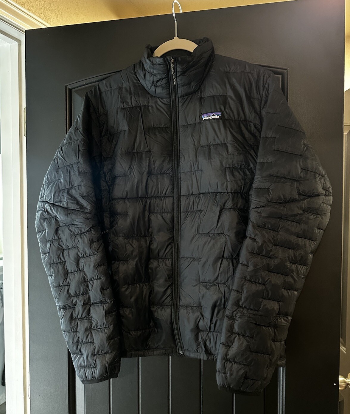 Patagonia Black Micro Puff Jacket Men’s Small - Gem