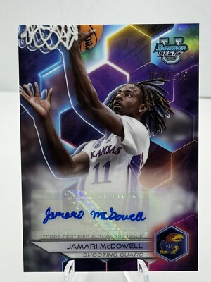 JAMARI McDOWELL 2023-24 BOWMANS BEST UNIVERSITY AUTO AUTOGRAPH #078/125 ...