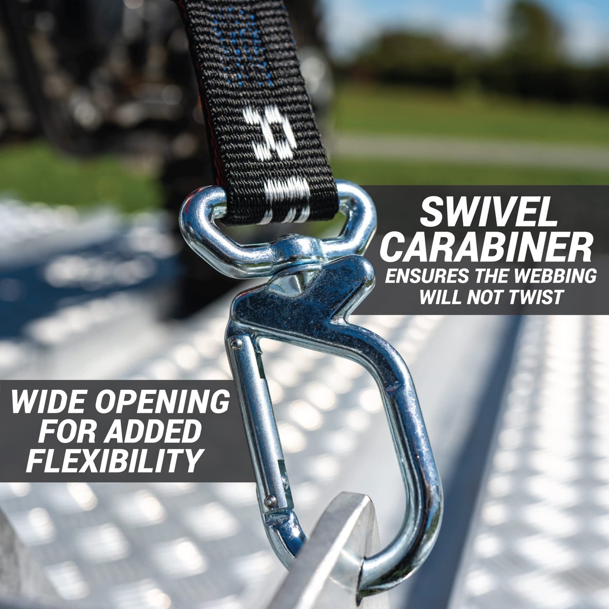 Stretching Strap With Loops Carabiner With Strap Loadfast Ratchet Tie ...