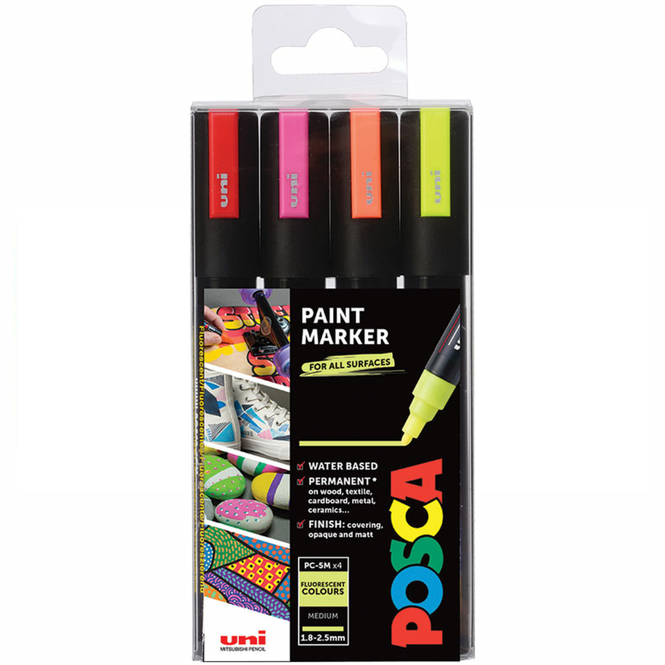 Uni Posca Paint Marker Kits Cases Sets Packs All Options Pastel & Mega ...