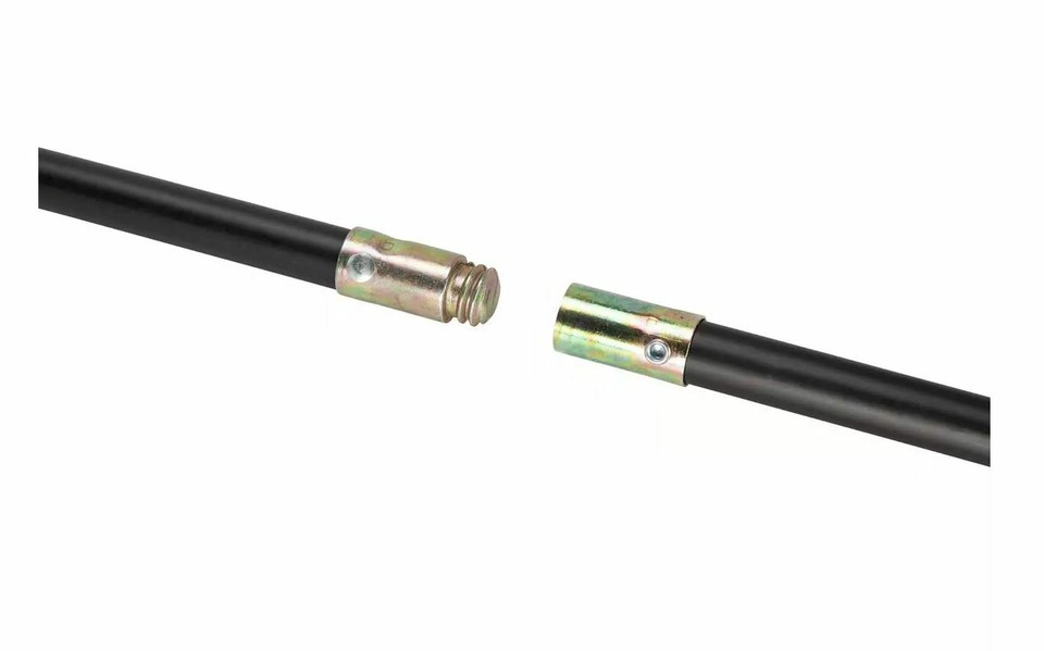 12 Piece 9m Drain Rods Plumbing Rod Set Cleaning Drainage Worm Screw ...