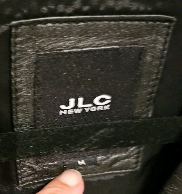 JLC NEW YORK JACKET/COAT WOMEN'S SZ M BLACK LEATHER BUTTONS-EUC | eBay