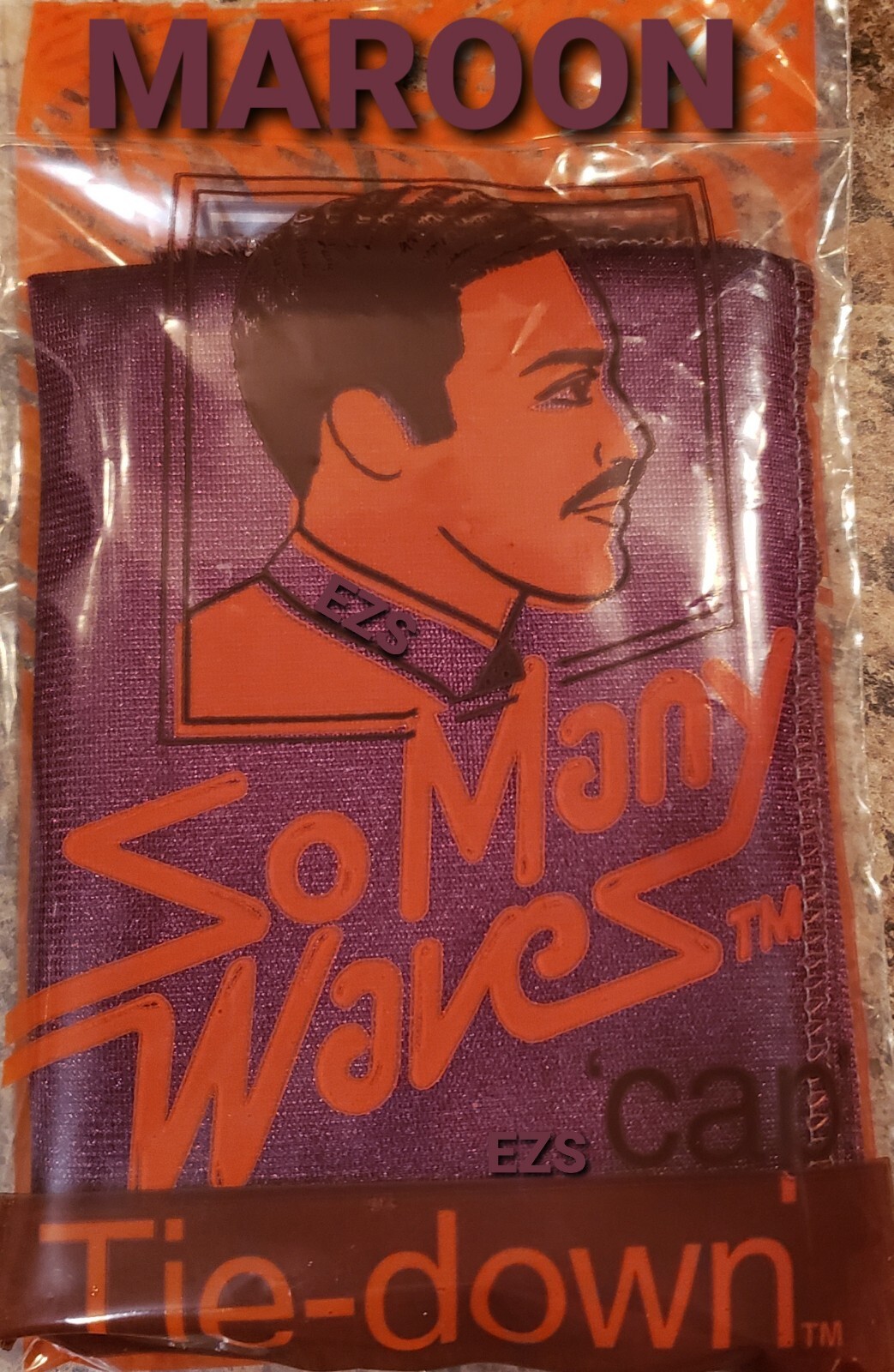 So Many Waves Durag 1 Maroon use w/ Tsurag Torino Pro Diane 8119 Kent ...