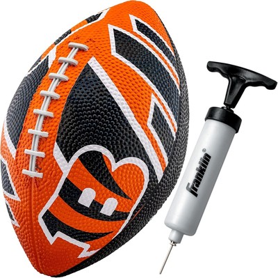 Franklin Sports NFL Team Footballs - Rubber Youth Mini Footballs for ...