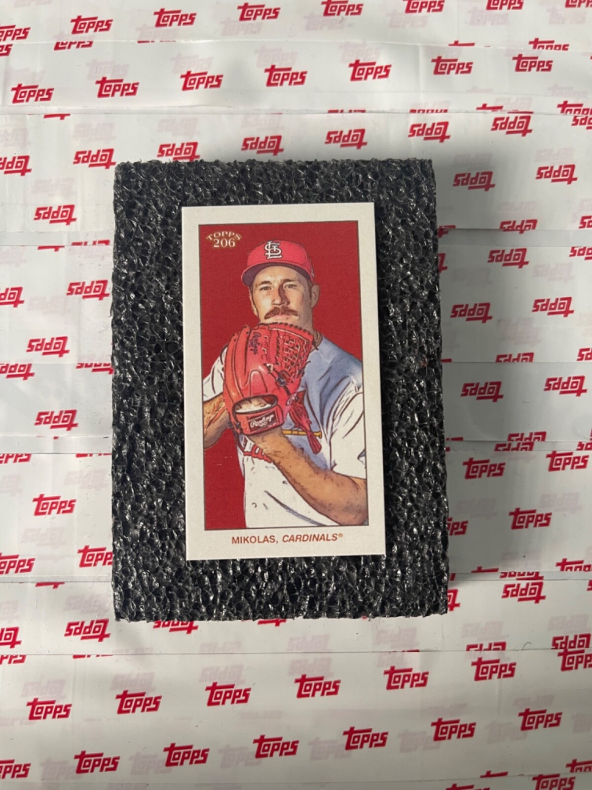 2022 Topps T206 Wave 1 MILES MIKOLAS St Louis Cardinals, Carolina ...