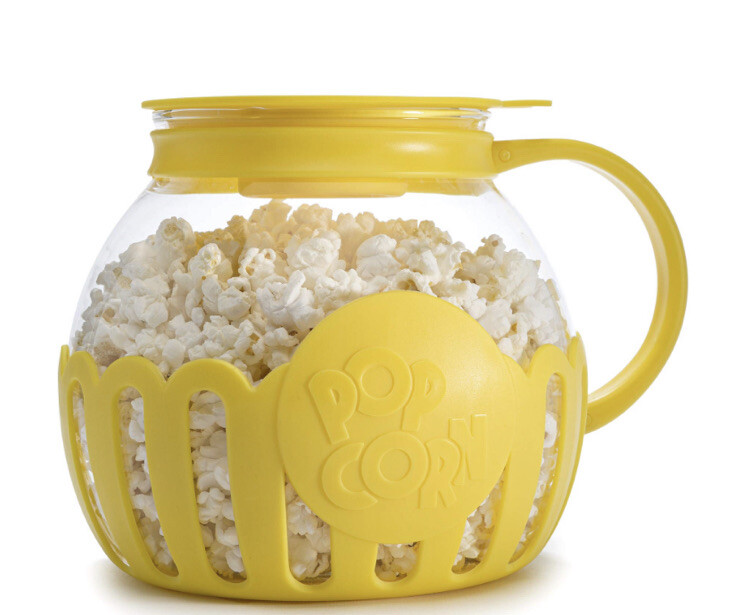 Ecolution Micro-Pop 3 Quart Microwave Popcorn Popper - Yellow ...