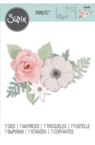 Sizzix Corsage Thinlits Die Set 663687 for sale online | eBay UK