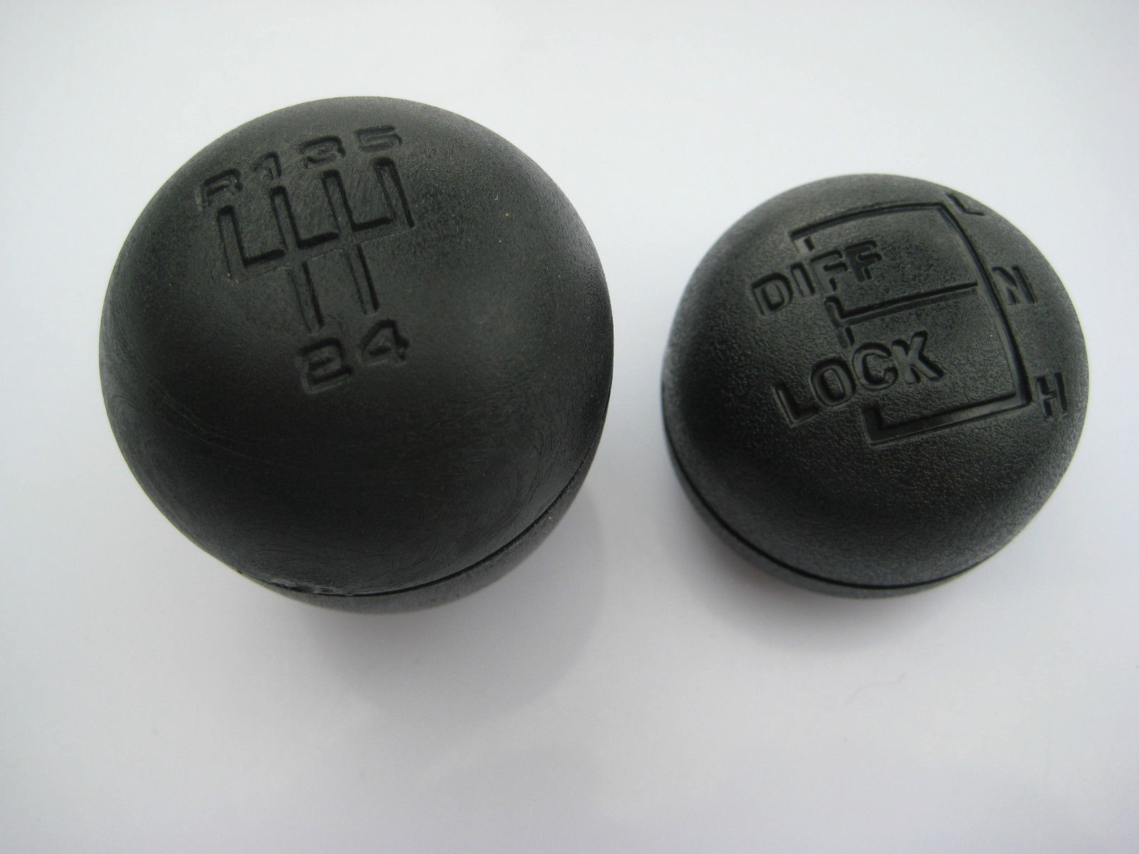 Land Rover Defender 90, 110, 200TDI, LT77 Gearbox Knob & Transfer Diff ...