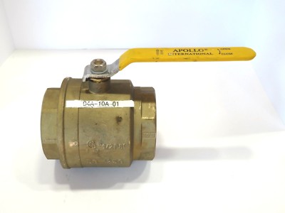4" Apollo 94A-10A-01 Brass 400CWP Threaded Full Port Ball Valve NEW | eBay