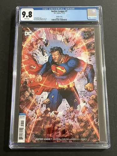 Justice League #7 (2018 Jim Lee Variant Cover) CGC 9.8 NMMT Superman | eBay