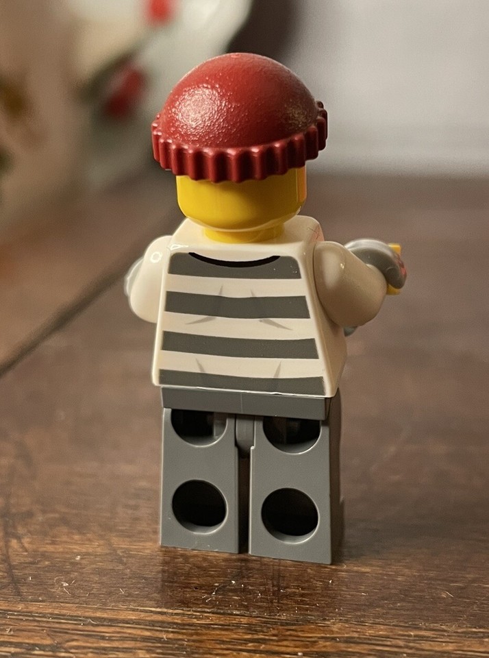 Lego Male Crook Criminal Swamp Police Minifigure With Handcuffs | eBay