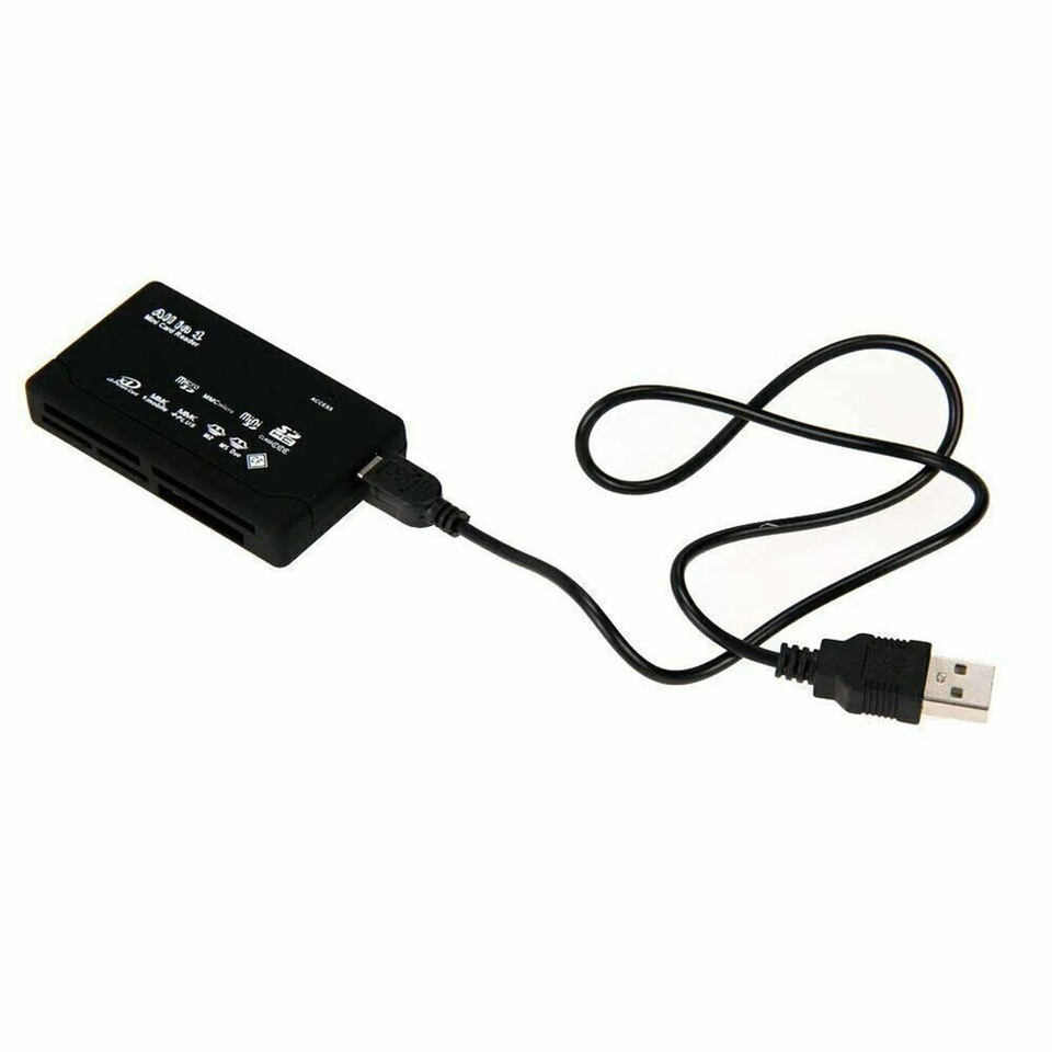 Memory Card Reader Mini 26-IN-1 USB 2.0 High Speed For CF xD SD MS SDHC ...