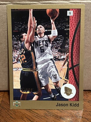 2002-03 UD Authentics Gold New Jersey Nets #49 Jason Kidd 206/250 1196 ...